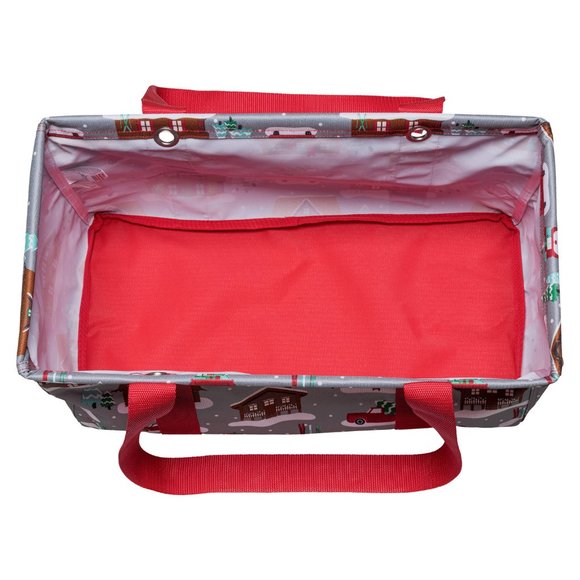 thirty-one | Bags | Thirty One Medium Utility Tote In Snowy Ski Lodge ...